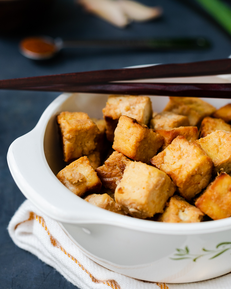 Baked Miso Tofu - Ellie Likes Cooking