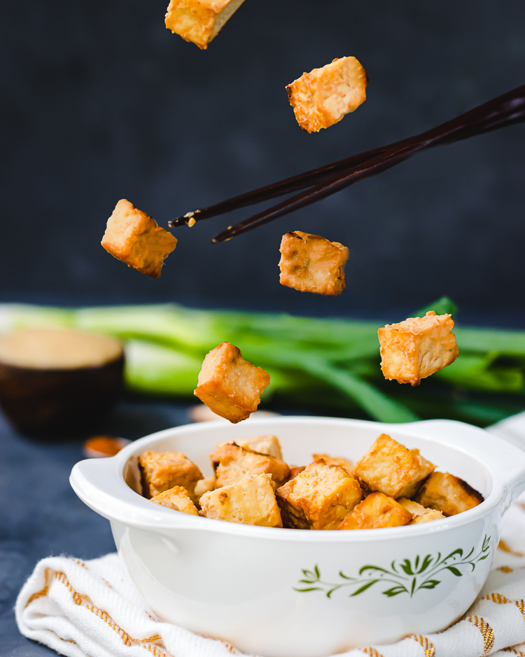 Baked Miso Tofu - Ellie Likes Cooking
