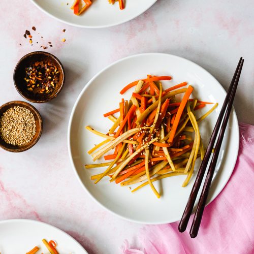 Kinpira Gobo (Braised Burdock Root) | きんぴらごぼう - Ellie Likes Cooking