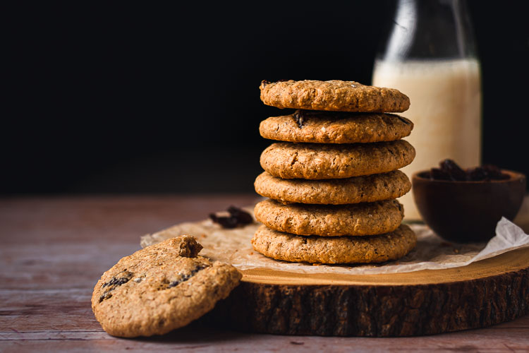 Chewy Oatmeal Raisin Cookies Wholesome Vegan Cookies Ellie Likes
