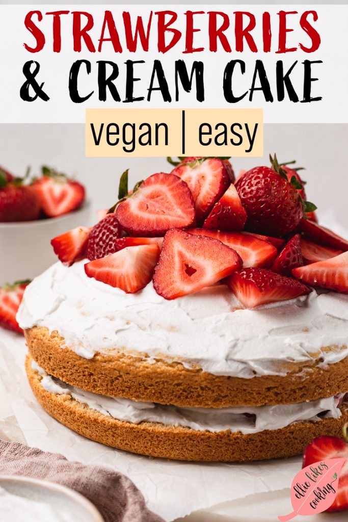 Vegan Strawberry Shortcake - Ellie Likes Cooking