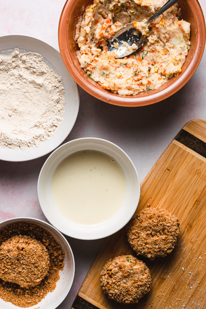 Vegan White Bean Korokke (Japanese Croquette) | コロッケ - Ellie Likes Cooking