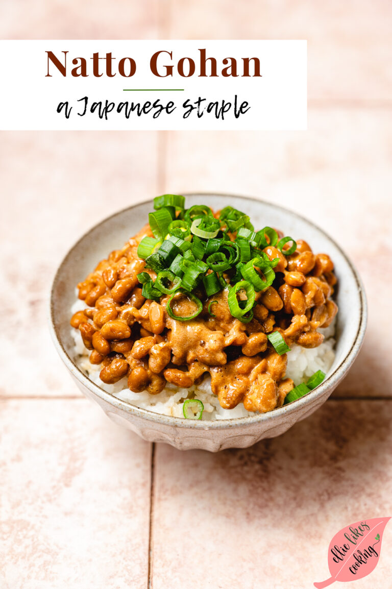 Natto Gohan (Natto and Rice) 納豆ご飯 - Ellie Likes Cooking