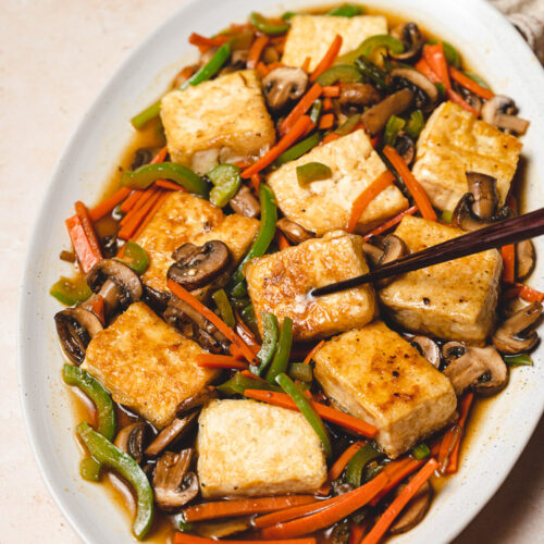 Ankake Tofu (Tofu with Savory Dashi Sauce) | あんかけ豆腐 - Ellie Likes Cooking