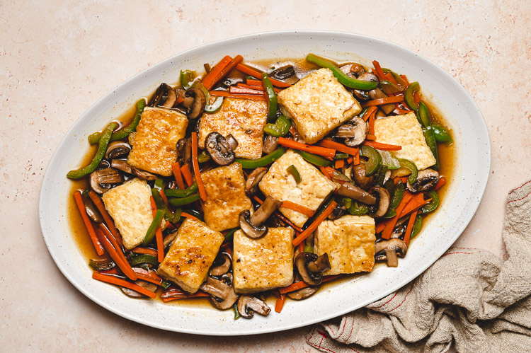 Ankake Tofu (Tofu with Savory Dashi Sauce) | あんかけ豆腐 - Ellie Likes Cooking