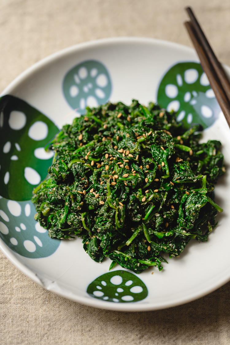 Spinach Goma-ae | ほうれん草の胡麻和え