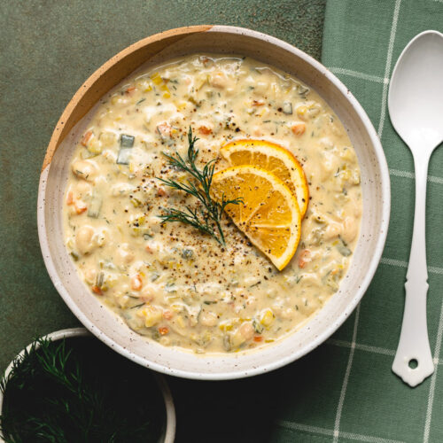 Leek and White Bean Stew - Ellie Likes Cooking