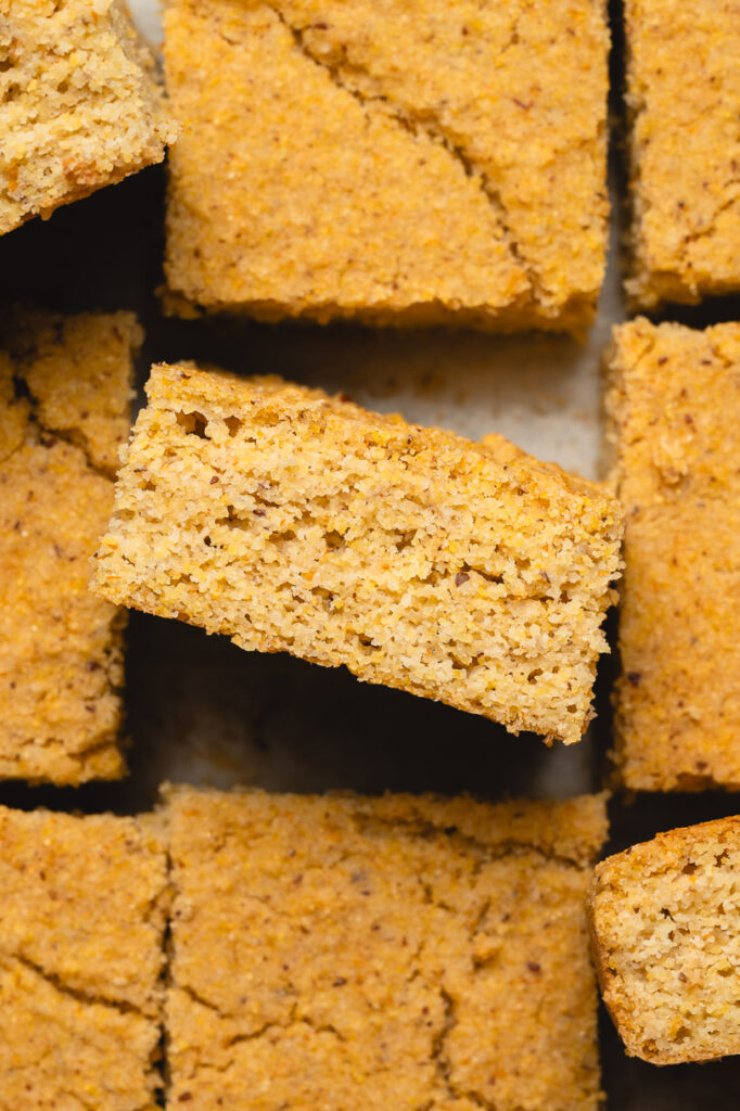 Almond Flour Cornbread (Vegan, Gluten-Free) - Ellie Likes Cooking
